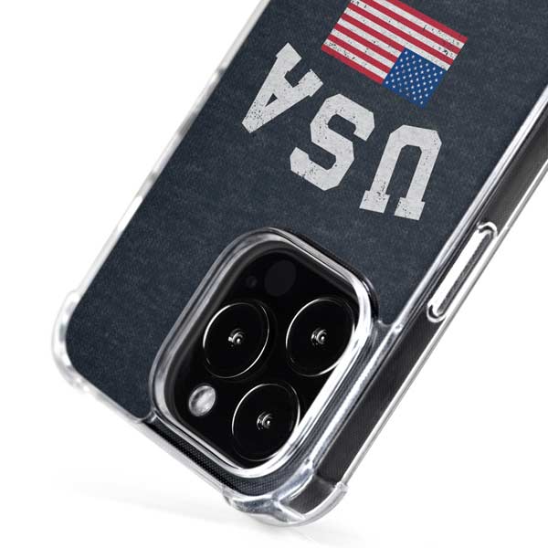 USA with American Flag iPhone 16 Pro MagSafe Case | Skinit