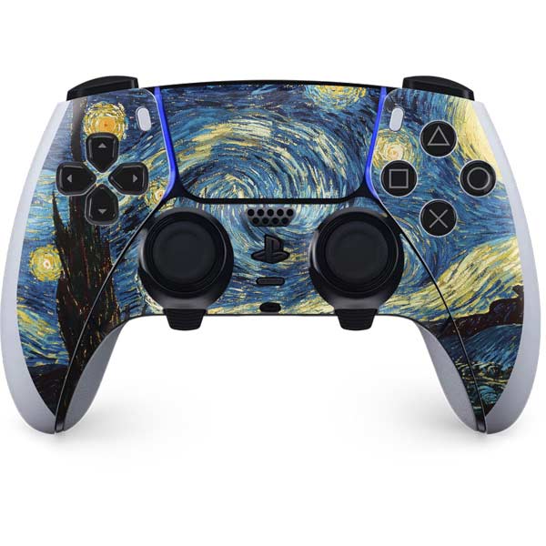 van Gogh - The Starry Night PS5 DualSense Edge Pro Controller Skin – Skinit