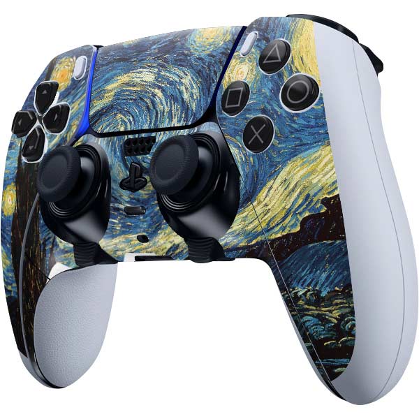 van Gogh - The Starry Night PS5 DualSense Edge Pro Controller Skin – Skinit