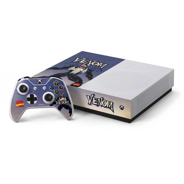 Marvel Classic Comics Venom Xbox One S All-Digital Edition Bundle Skin ...