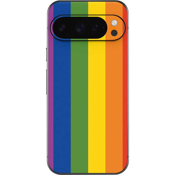 Vertical Rainbow Flag Skin for Google Pixel 10 Pro Max | Skinit