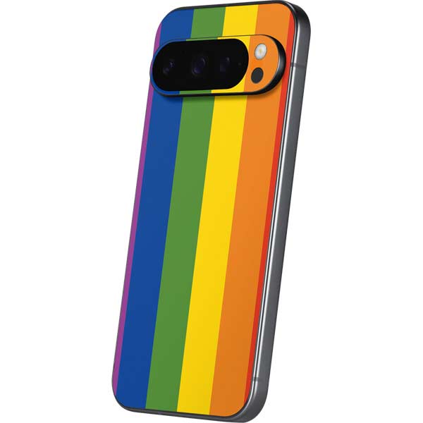 Vertical Rainbow Flag Skin for Google Pixel 10 Pro Max | Skinit