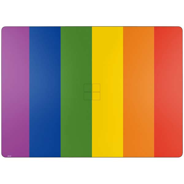 Vertical Rainbow Flag Surface Laptop 7 13.8in | Skinit