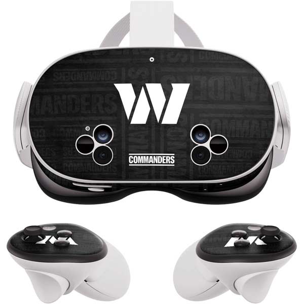 NFL Washington Commanders Black and White Meta Quest 3S Skin | Decals ...