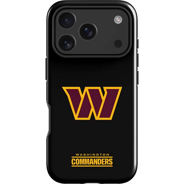 iPhone 17 Pro NFL Washington Commanders Black Background Impact Case ...