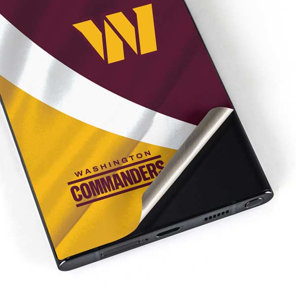 Galaxy S25 Ultra NFL Washington Commanders Flag Skin | Skinit