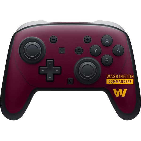 NFL Washington Commanders Nintendo Switch 2 (2025) Pro Controller Skin ...