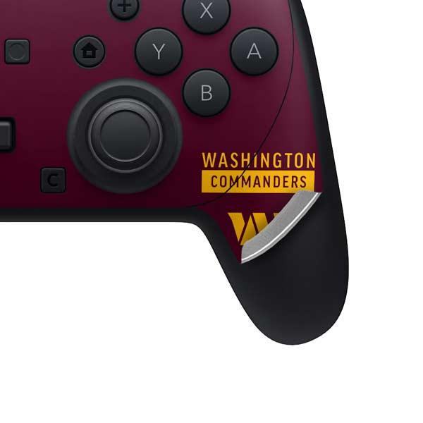 NFL Washington Commanders Nintendo Switch 2 (2025) Pro Controller Skin ...