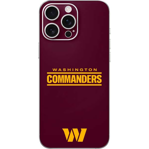 iPhone 16 Pro Max NFL Washington Commanders Performance Series Skin ...