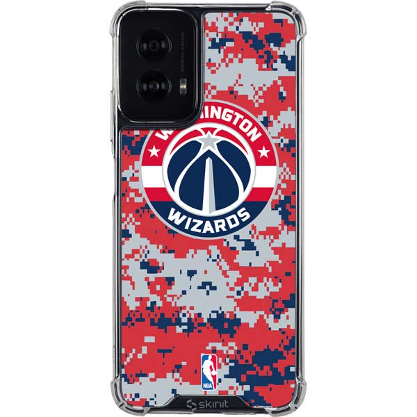 NBA Washington Wizards Camo Digi Moto G Power 5G Clear Case ...