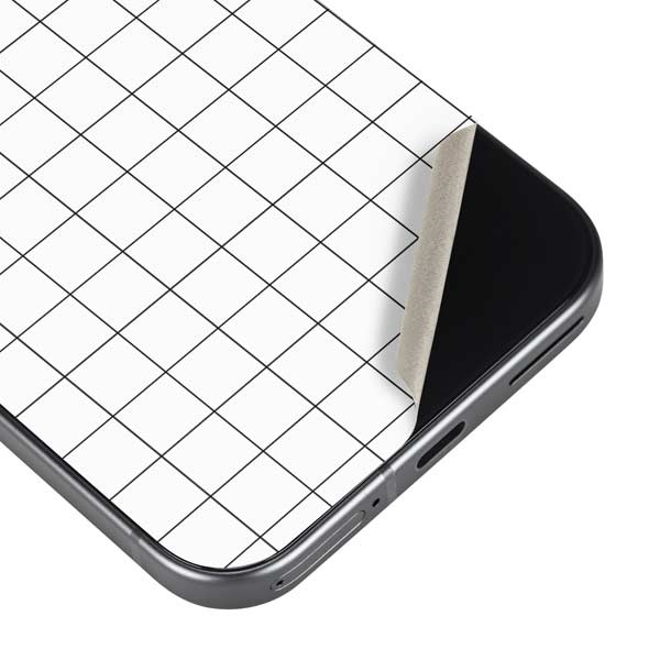 White Grid Skin for Google Pixel 9 | Skinit