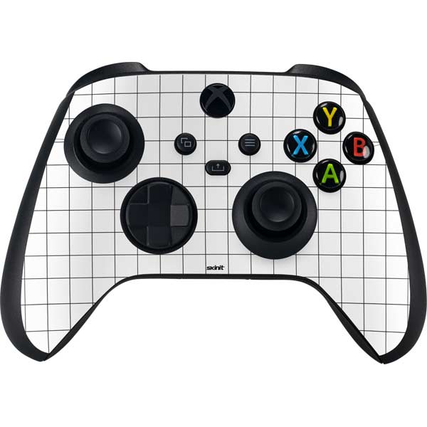 White Grid Microsoft Xbox Skin – Skinit