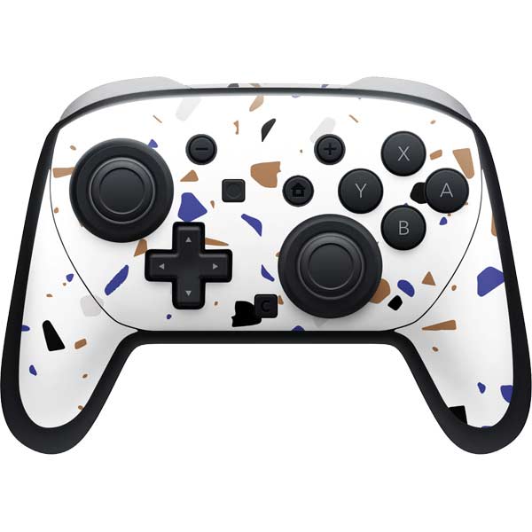 White Terrazzo Nintendo Switch 2 (2025) Pro Controller Skin | Skinit
