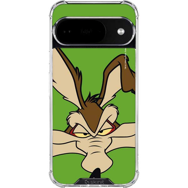 Looney Tunes Wile E Coyote Zoomed In Google Pixel 10 Clear Case | Clear ...