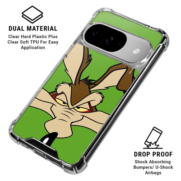 Looney Tunes Wile E Coyote Zoomed In Google Pixel 10 Clear Case | Clear ...