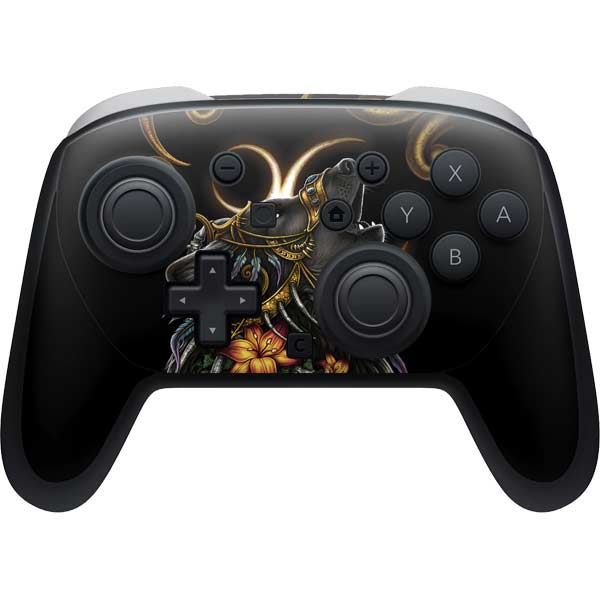 Wolf Howling by Sarah Richter Nintendo Switch 2 (2025) Pro Controller ...