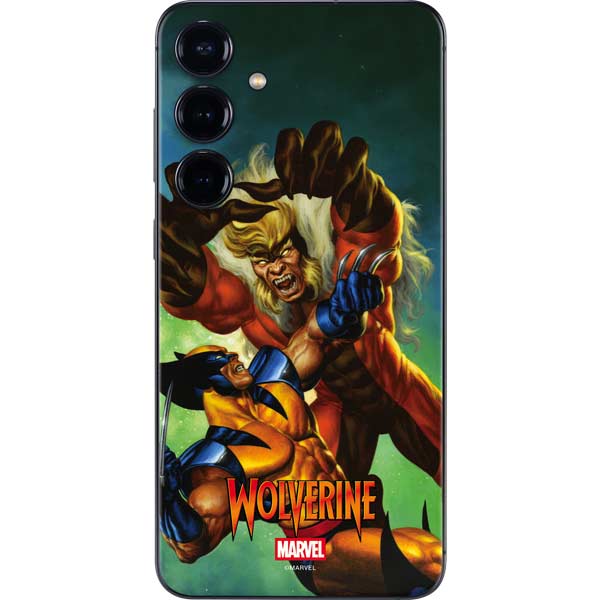 Marvel X-Men Wolverine Vs Sabretooth Galaxy A16 5G Skin | Skinit