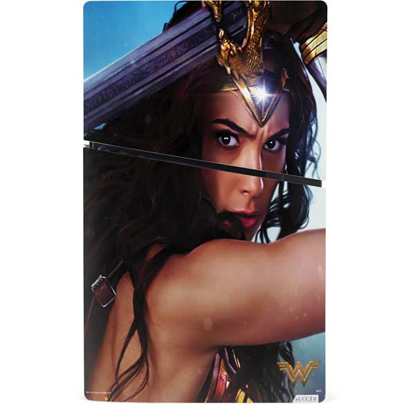 DC Comics Wonder Woman Battle Ready Poster Skin for PS5 Slim Digital ...