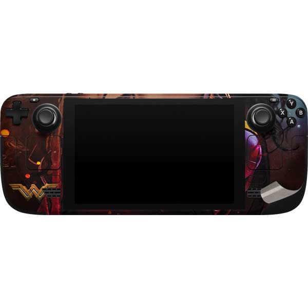 Wonder Woman Battle Ready Steam Deck Handheld Gaming Computer Skin – Skinit