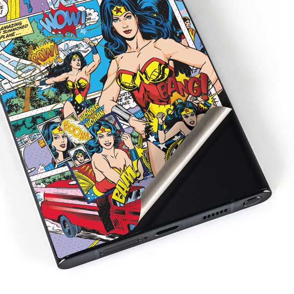 Galaxy S25 Ultra DC Comics Wonder Woman Comic Blast Skin | Skinit