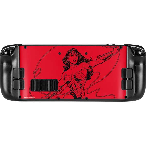 Wonder Woman Comic Pop Steam Deck Handheld Gaming Computer Skin – Skinit