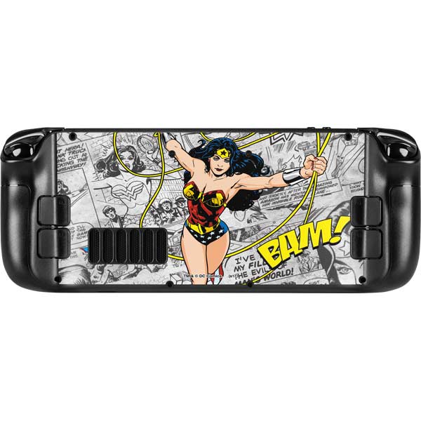Wonder Woman Comic Steam Deck Handheld Gaming Computer Skin – Skinit