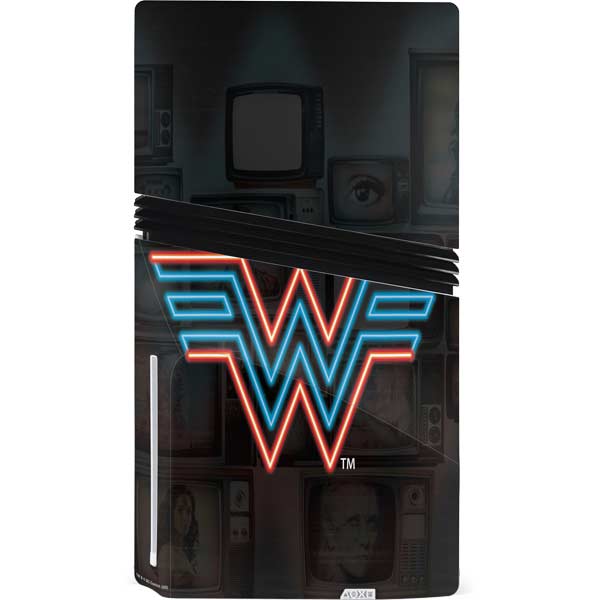 Wonder Woman 1984 (2020) Neon Logo Skin for PS5 Pro Console with Disk ...