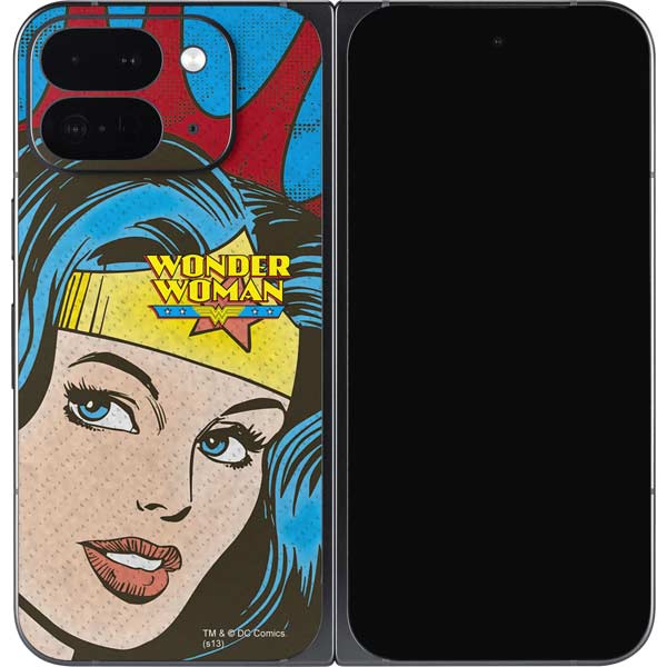 DC Comics Wonder Woman Vintage Profile Skin for Google Pixel 9 Pro Fold ...