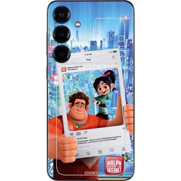 Disney Wreck-it Ralph and Vanellope Instagram Pose Galaxy S25 Plus Skin ...