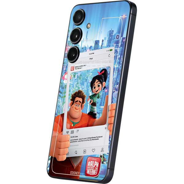 Disney Wreck-it Ralph and Vanellope Instagram Pose Galaxy S25 Plus Skin ...