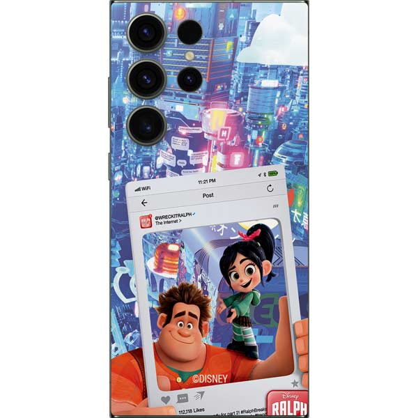 Galaxy S25 Ultra Disney Wreck-it Ralph and Vanellope Instagram Pose ...