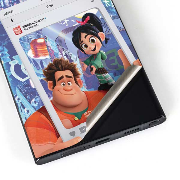 Galaxy S25 Ultra Disney Wreck-it Ralph and Vanellope Instagram Pose ...