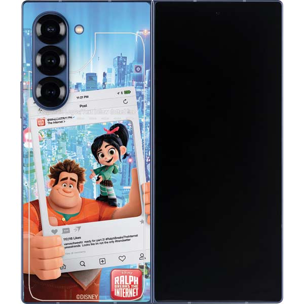 Wreck-it Ralph and Vanellope Instagram Pose Skin for Galaxy Z Fold6 ...