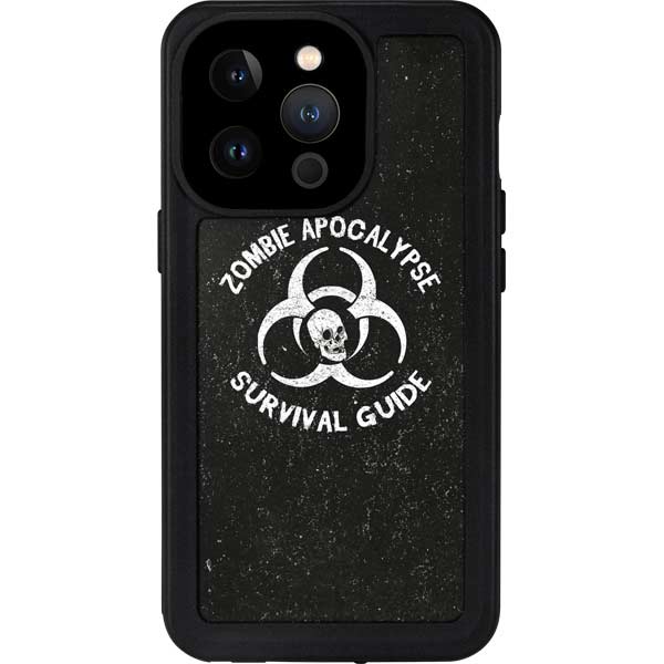 Zombie Apocalypse Survival Guide Waterproof Case for iPhone 15 Pro ...