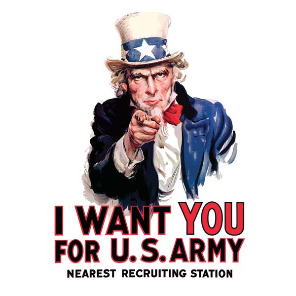 Uncle Sam Vintage War Poster Magic Keyboard Skin – Skinit