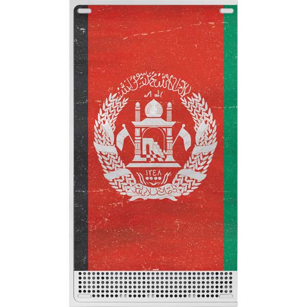 Xbox Series S Skins | Afghanistan Flag Distressed | Skinit.com