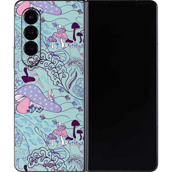 Alice in Wonderland Mushrooms Galaxy Z Fold4 5G Skin | Decals | Skinit