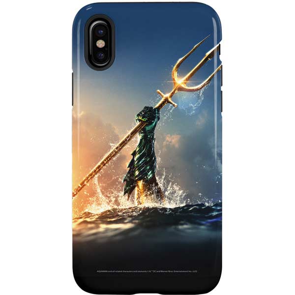 Aquaman Trident Apple iPhone Pro Case | DC Comics – Skinit