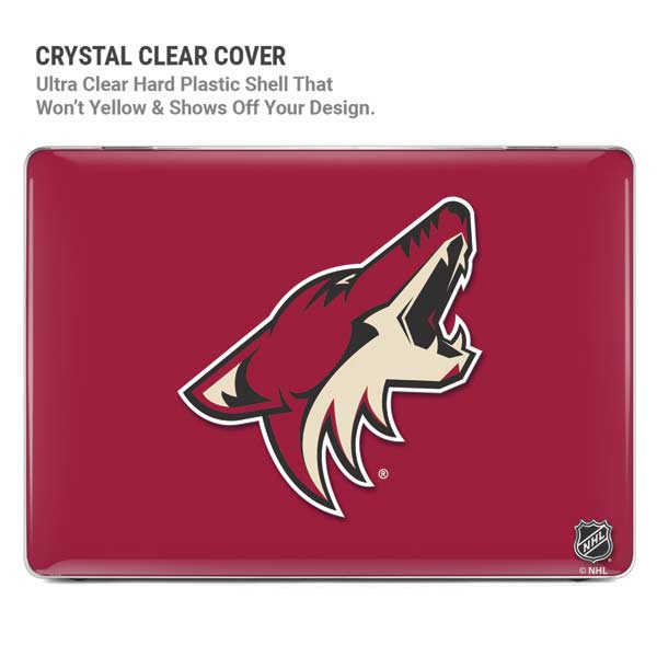 Arizona Coyotes Solid Background Clear Cases for MacBook Pro 13 - Skinit