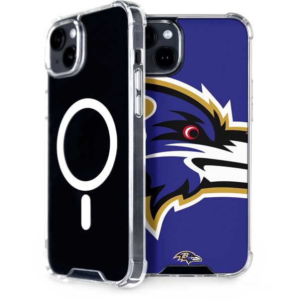 Baltimore Ravens Large Logo iPhone 14 MagSafe Case | Skinit