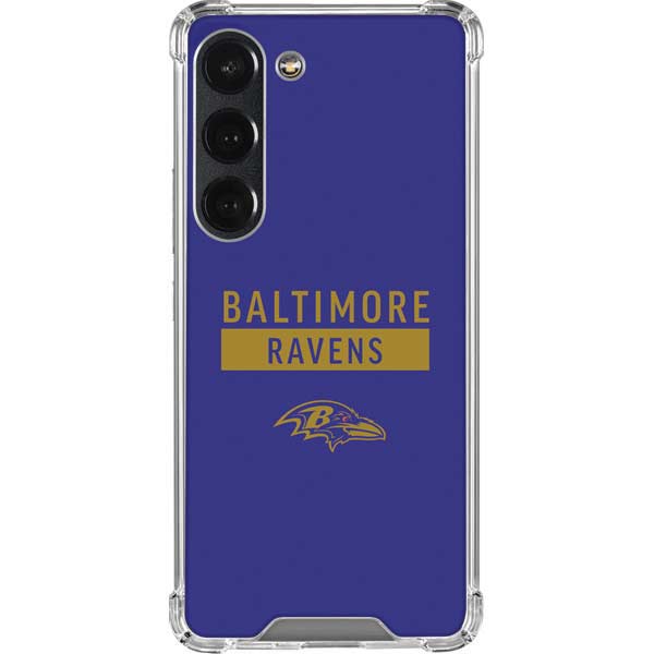 Galaxy S23 Baltimore Ravens Purple Performance Series Clear Case ...