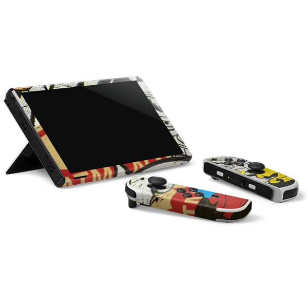 Batman and Robin Vintage Nintendo Switch OLED (2021) Bundle Skin | Skinit