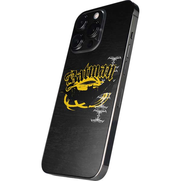 Batman Bat Logo Yellow & Black Skin for iPhone 13 Pro Max | Skinit