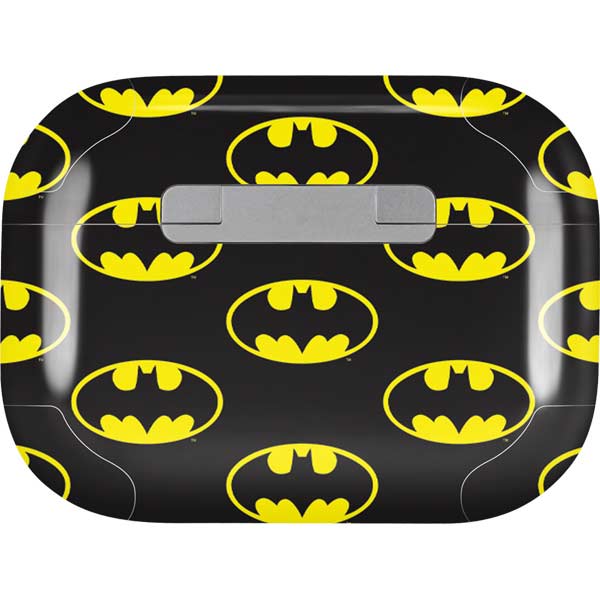 Batman Logo All Over Print Apple AirPods Skin | DC Comics – Skinit