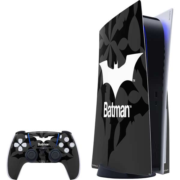 Batman Logo Black & White Sony PlayStation Skin | DC Comics – Skinit