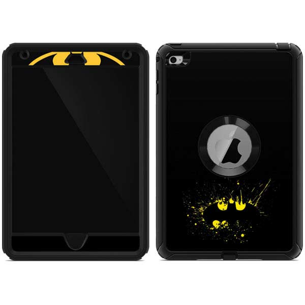 Batman Logo Yellow Splash Otterbox Defender iPad Skin | Skinit