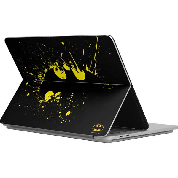 Batman Logo Yellow Splash Surface Laptop Studio Skin | Skinit