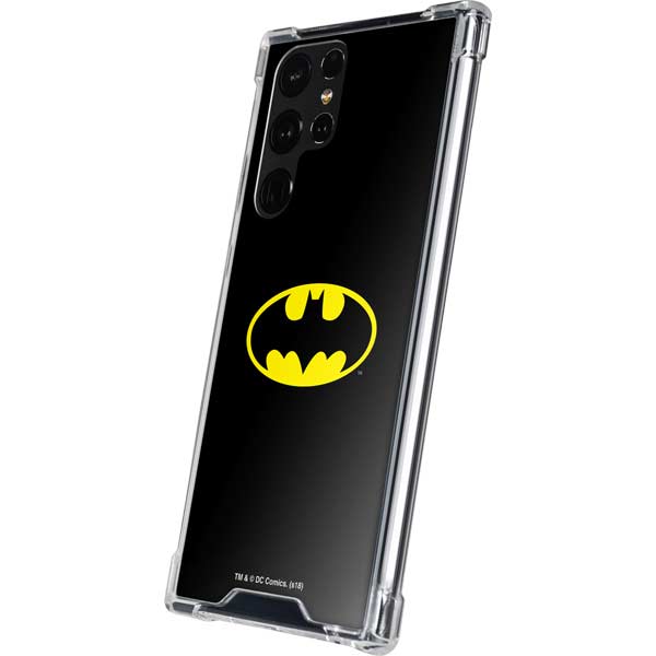 Batman Official Logo Galaxy S22 Ultra Clear Case | Skinit
