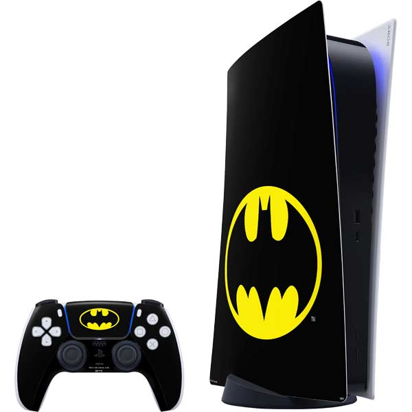 Batman Official Logo PS5 Digital Edition Console & Controller Skins ...