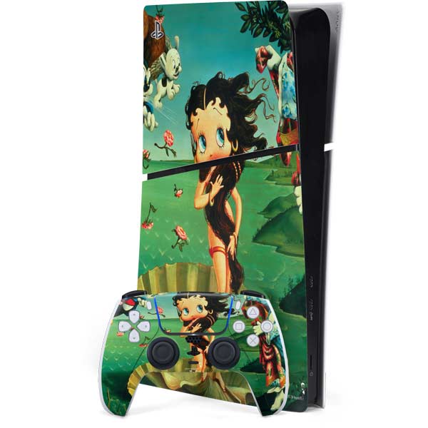 Betty Boop At Sea PS5 Slim Digital Edition Console & Controller Skins ...